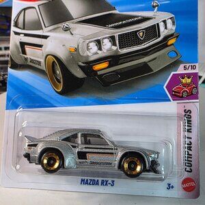 Hot Wheels | Toys | 226 Hot Wheels Mazda Rx3 Compact Kings Silver ...